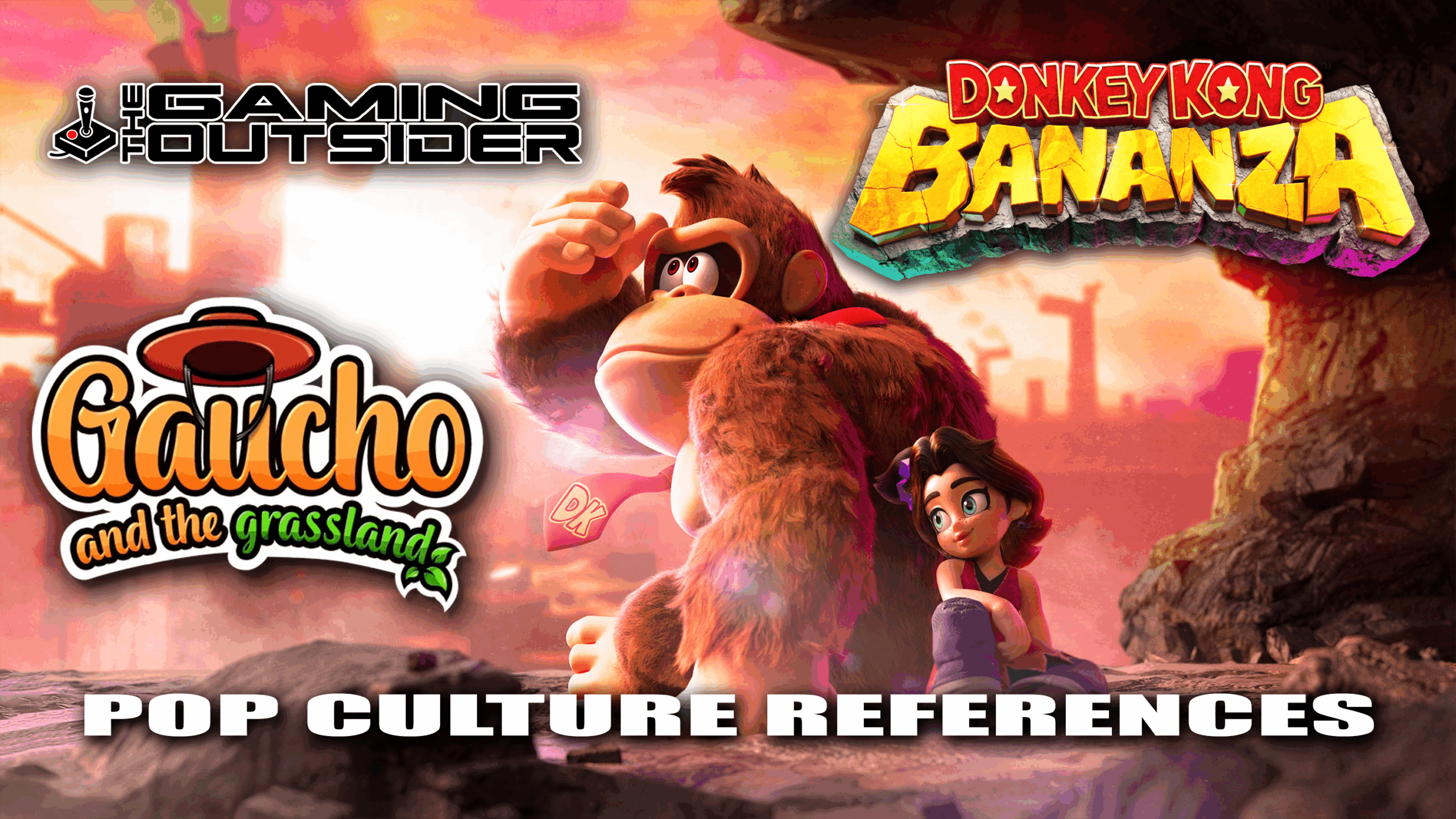 Donkey Kong: Bananza, Gaucho and the Grassland & Pop Culture References ...