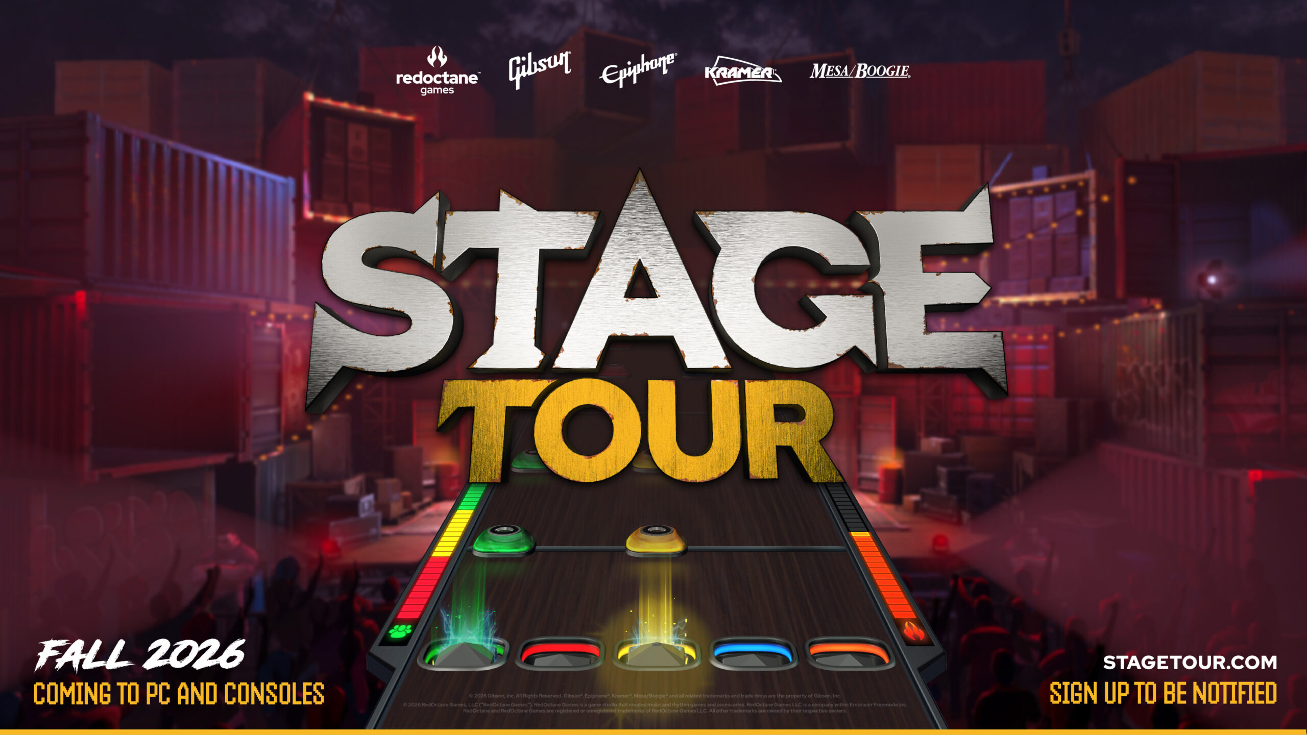 RedOctane Games Announces Stage Tour for PC and Consoles